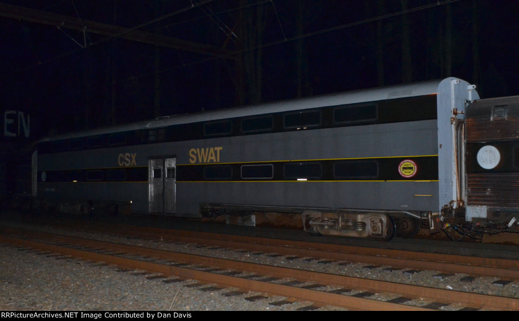 MCVX 7802 "CSX SWAT" Passenger Car on Q439-24